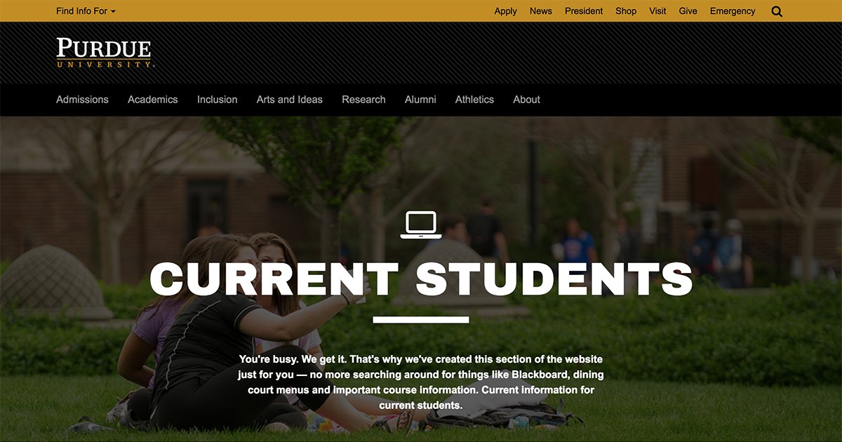 Purdue Web Templates - Jacob Venable: Web Software Engineer